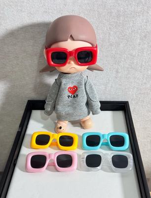 Zsiga墨镜多色眼镜zsiga娃衣配件潮流嘎子姐套装玩偶1/8方形眼镜