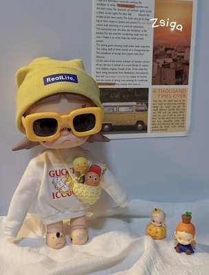 Zsiga嘎子姐眼镜向往之处娃衣卫衣动人套装卡通玩偶换装休闲包包
