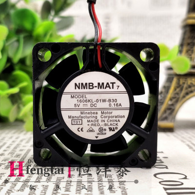 原装NMB-MAT 1606KL-01W-B30 4015 5V 0.16A 4CM USB电源散热风扇