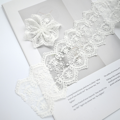 8CM白色蕾丝花边DIY饰品配件