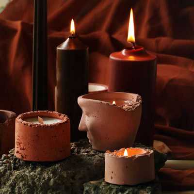 石膏香薰摆件蜡烛手工进口香氛