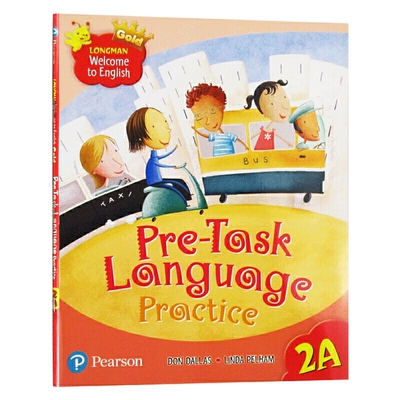 进口原版 新版香港朗文小学英语教材 2年级上学期综合练习册 Longman Welcome to English Pre-Task Language Practice 2A原版