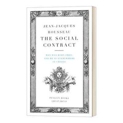 进口原版 社会契约论 卢梭 英文原版 The Social Contract Jean-Jacques Rousseau Penguin Books 英文版 进口英语原版书籍