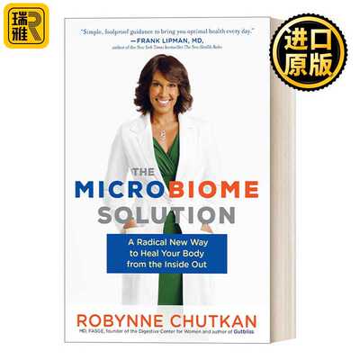 进口原版 英文原版 The Microbiome Solution 微生物疗法 由内而外身体的新型彻底疗法 女性健康 美国畅销书 Robynne Chutk
