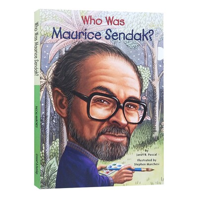 进口原版 Who Was Maurice Sendak 谁是莫里斯·桑达克 知名作家系列 英文版 进口英语原版书籍 英文原版   Penguin