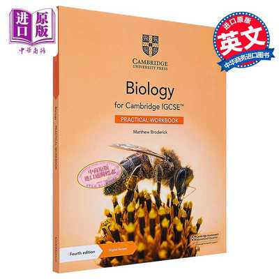 进口原版 *剑桥大学出版NEW Cambridge IGCSE Biology Practical Workbook with Digital Access (2 years)   Cambridge Universit