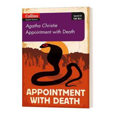 进口原版 阿加莎系列 英文原版 Collins Agatha Christie ELT Readers Appointment with Death B2+ 英文版 阿加莎·克里斯蒂