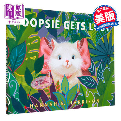 进口原版 *Hannah E. Harrison:Poopsie Gets Lost 波斯猫迷路了 英文原版 进口图书 儿童绘本 猫猫历险 动物故事图   Dial Books