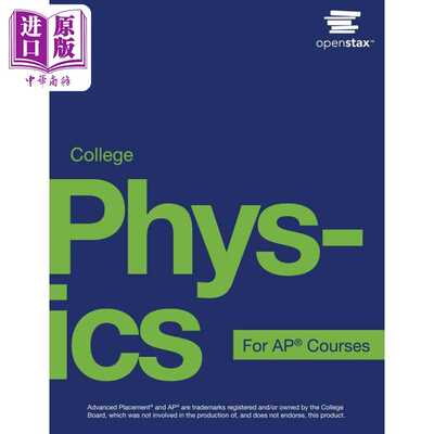 进口原版 *大学物理AP课程第一版 College Physics for AP Courses 英文原版 进口图书 教材教辅参考书   OpenStax College