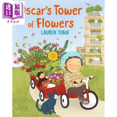 进口原版 *Lauren Tobia:Oscar's Tower of Flowers 奥斯卡花之塔 英文原版 进口原版 儿童图画书 Lauren Tobia   Walker UK