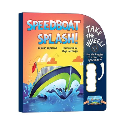 进口原版 英文原版绘本 Speedboat Splash! 快艇！纸板书 英文版 Alan Copeland 进口英语原版书籍   Little