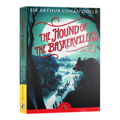 进口原版 The Hound of the Baskervilles 巴斯克维尔的猎犬 英文原版 神探夏洛克福尔摩斯 英国侦探小说之父 柯南道尔Conan Do