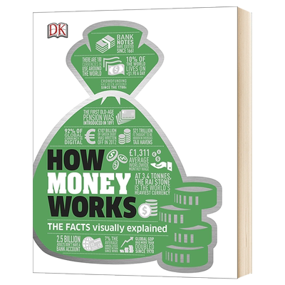 进口原版 DK 财富百科 英文原版 How Money Works: The Facts Visually Explained 金融经济理财 知识图解百科 精装 全英文版进