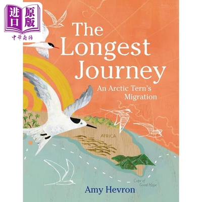 进口原版 *北极燕鸥的迁徙 Amy Hevron The Longest Journey 英文原版 儿童科普绘本 鸟类知识百科图画书 精装绘本    Holiday Hou
