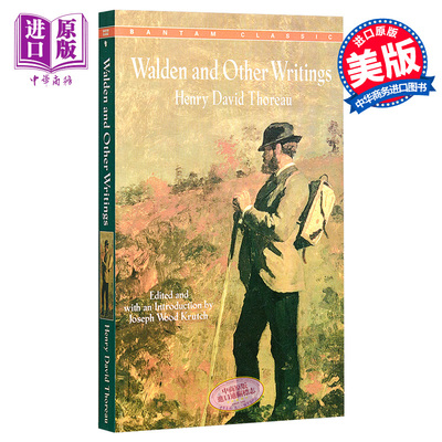进口原版 **瓦尔登湖及其他作品 英文原版 Walden and Other Writings 亨利 梭罗 Henry David Thoreau   Bantam Classics