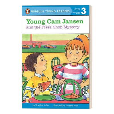 进口原版 Young Cam Jansen and the Pizza Shop Mystery 小小女侦探简森与披萨店之谜 企鹅青少分级阅读3级 英文版 进口英语书