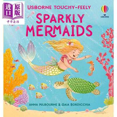 进口原版 *闪闪触摸书 美人鱼 ToＵＣhy-Feely Sparkly Mermaids 英文原版 儿童纸板书绘本 亲子图画故事书 进口低幼