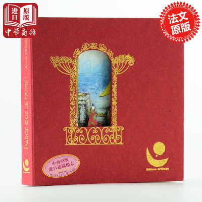 进口原版 *法语原版书 我把巴黎献给你,因为我爱你  Je T Offre Paris Parce Que Je T Aime! 法国进口手工艺术绘本   Apeiron