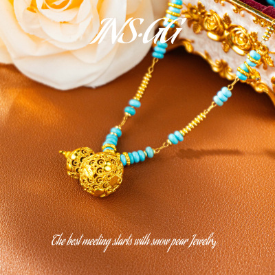 【INS·GG】松 福禄兰风手工轻奢 LX3105 项链·中长