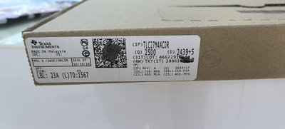 TLC27M4ACDR，标准（通用） 放大器 4 电路 14-SOIC 10个起售