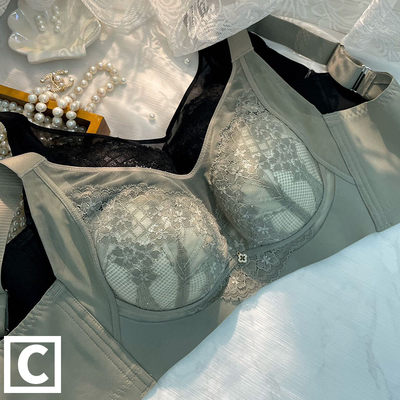 诗曼芬内衣S120308无钢圈聚拢薄款C收副乳胸罩轻透氧气杯乳胶文胸