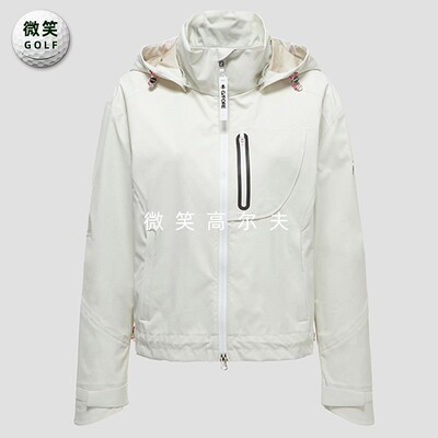 高尔夫女士连帽运动防水外套雨衣
