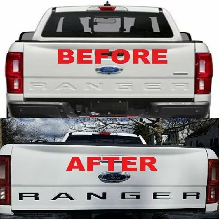 适用于2023年福特RANGER T9皮卡改装车尾RANGER字母贴尾门装饰贴_虎窝淘