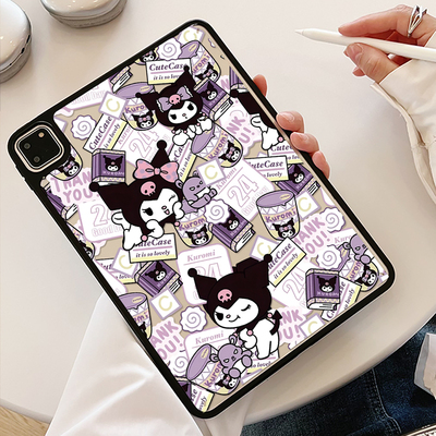 彩绘库洛米适用iPad11保护壳2025年air7/6无盖pro11透明硬壳10代防弯8平板套9代10.2寸可磁吸笔air2卡通mini7