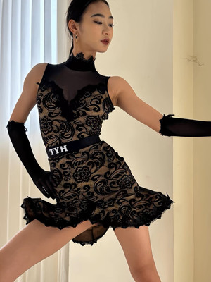 女士拉丁舞服TYHDANCE专业显瘦