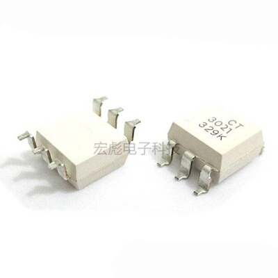 原装CT兆龙 CT3021(S)(T1) 贴片SMD6 光耦 MOC3021光电耦合器芯片