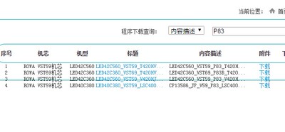 LED42C560360程序数据