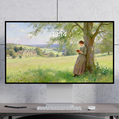 简爱 油画 复古文艺 清新浪漫治愈 电脑mac手机ipad壁纸watch壁纸