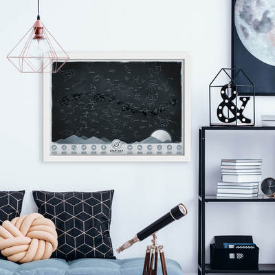 英国荧光星座家地图家居壁饰礼品