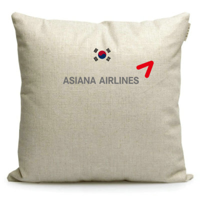韩亚航空Asiana Airlines纪念品沙发抱枕定制旅游赠品礼品枕头