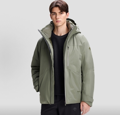 迪桑特SKISTYLE Gore-tex休闲防风防水商务羽绒服男款D5431SDJ52