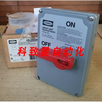 工业配件HBLDS33ACNK电路锁断路开关30AMP 600VAC
