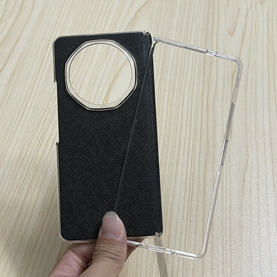 适用荣耀MagicV6手机壳带中轴磁吸Honor Magic V6碳纤维纹理保护套V6铰链中轴手机套前框后壳时尚硬壳手机套