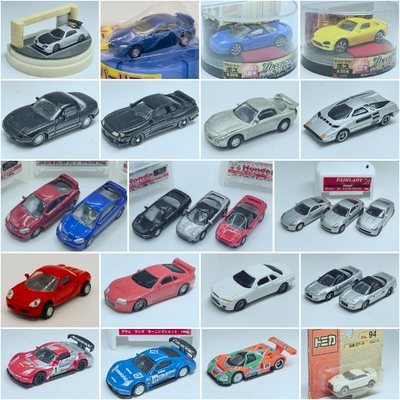 二手1/100左右日系双门车787模型350Z日产GTRR32本田NSX马自达RX7