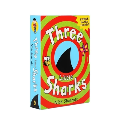 毛毛虫点读版】Three Little Sharks三只小鲨鱼小彼恩凯迪克