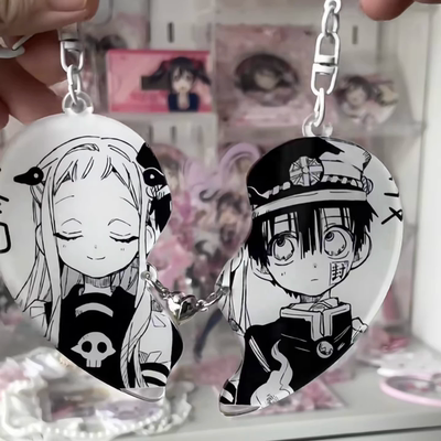 新款地缚少年花子君周边八寻宁宁花君子爱心亚克力背包挂件钥匙扣