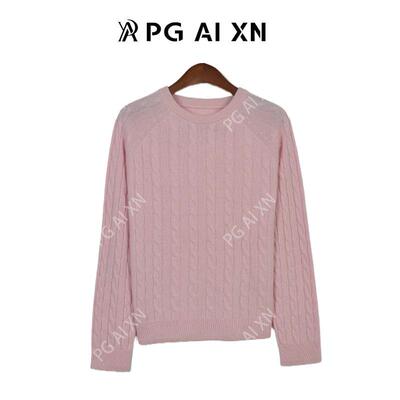 【所有女生直播间】100%绵羊毛一线绞花圆领 PGXN 2933