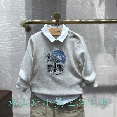 chocolat巧克力正品男童羊绒毛衣