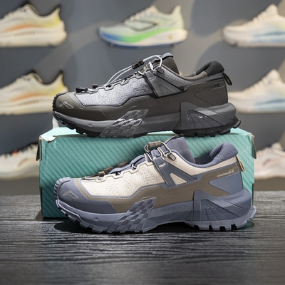 李宁缓震男女同款防泼水徒步鞋