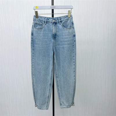 乂●2025夏季新品 哈伦牛仔裤女高腰显瘦宽松休闲长裤老爹裤3521