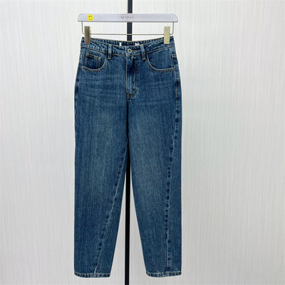 S●2025秋季新品 哈伦牛仔裤女高腰显瘦宽松休闲长裤老爹裤326