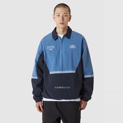 Umbro/茵宝半拉链运动防风夹克