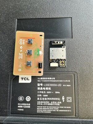 原装 按键 遥控接收板40-32D29B-KEB1LG原装TCL L55E5800A一UD