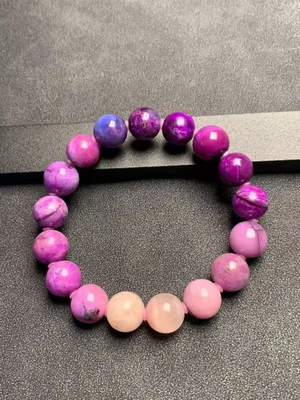 回收天然南非舒俱来 手链老矿料 透体34.51克11.1mm