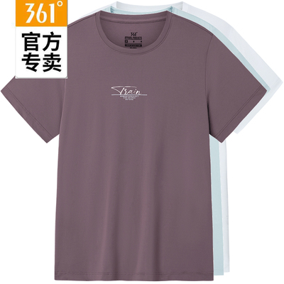 361度女夏季速干防晒圆领短袖T恤