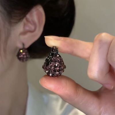 思慕琦气质合金女电镀几何耳环